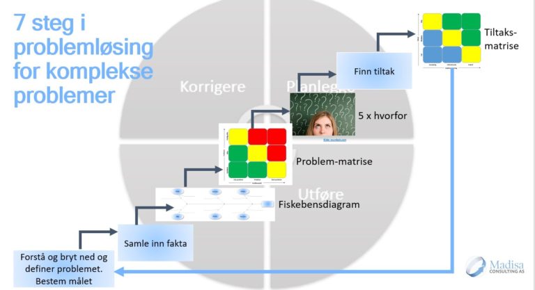 E-læring Lean-metoden: 7 steg i strukturert problemløsning - Madisa ...