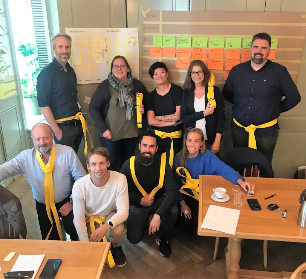 GRATULERER til ledere i Akershusgruppen med Lean gult belte ...